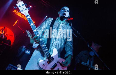 Evil Blizzard performs on 17 November 2018 at Hare & Hounds in ...