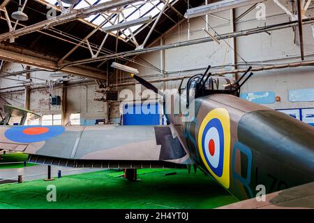 A replica of the Boulton Paul Defiant which was a British interceptor ...
