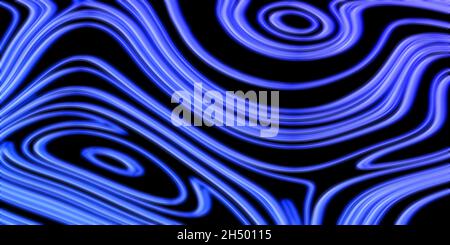 Violet lines fractal on black background. Fantasy fractal texture ...