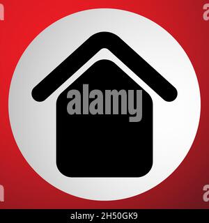 House, aparment, cabin icon, symbol and logo - stock vector ...