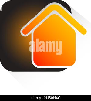 House, aparment, cabin icon, symbol and logo - stock vector ...