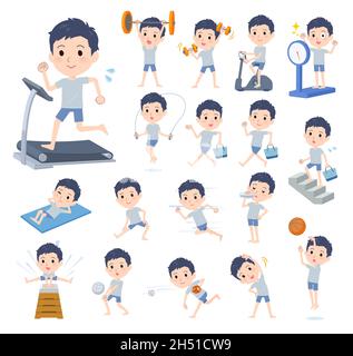 young man running avatar character vector illustration design Stock ...