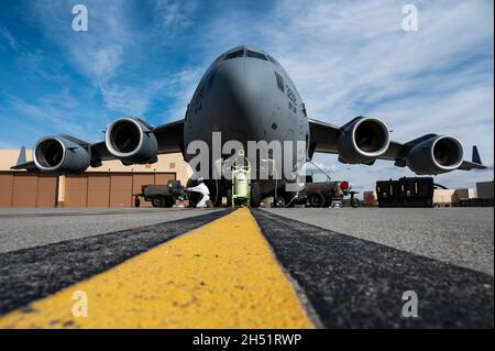 Tech. Sgt. Monica Moyer, a crew chief assigned to the 911th Aircraft ...
