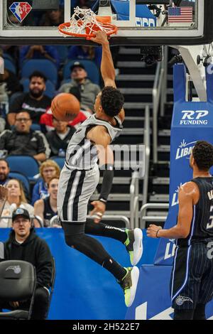 San Antonio Spurs forward Keldon Johnson (0) during the second half of ...