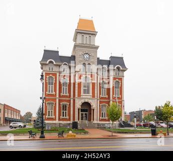 Defiance, Ohio, USA - October 24, 2021: The Historic Defiance County ...
