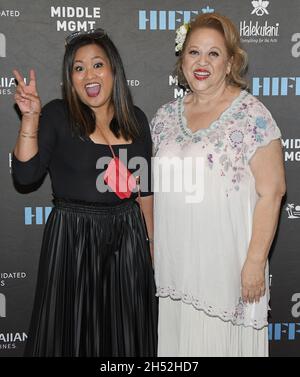 (L-R) Kimee Balmilero and Amy Hill at the 41st Hawai'i International ...