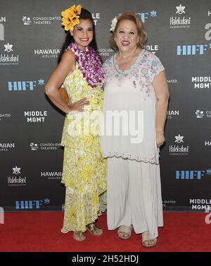 Brook Lee arrives at the 41st Hawai'i International Film Festival ...