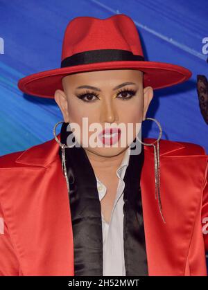 Ongina arrives at the amfAR Gala Los Angeles 2018 held at the Wallis ...