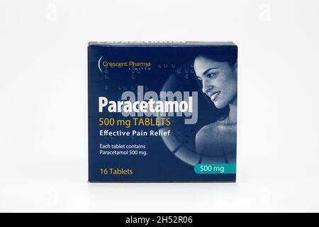 Crescent Pharma paracetamol Stock Photo - Alamy