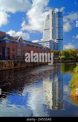 UK, West Yorkshire, Leeds, Bridgewater Place otherwise known as The ...