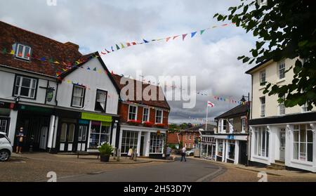 Framlingham Town Centre, Suffolk, UK Stock Photo - Alamy