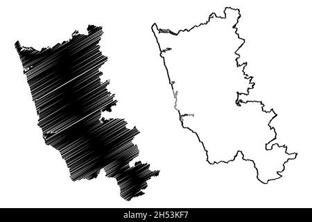 Sindhudurg district (Maharashtra State, Konkan Division, Republic of ...