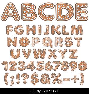 Alphabet gingerbread letter Y Stock Vector Image & Art - Alamy
