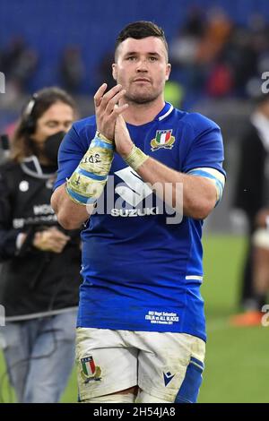 Sebastian NEGRI (ITA) during the Test Match Rugby Italy vs All Blacks ...