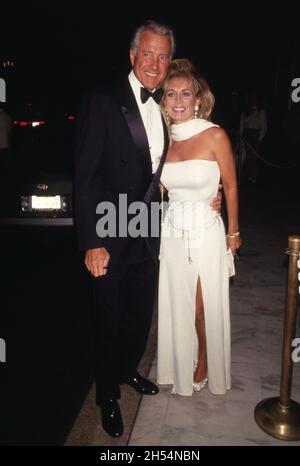 Lyle Waggoner and wife Sharon Kennedy 1992 Credit: Ralph Dominguez ...
