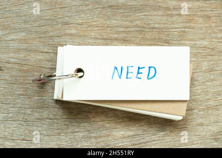 Flash card with handwriting word love on wood background Stock Photo ...