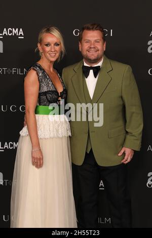 Julia Carey and James Cordon arrive at the 2021 LACMA Art + Film Gala ...