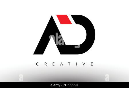 AD Creative Modern Letter Logo Design. AD Icon Letters Logo Vector ...
