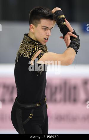 Petr GUMENNIK, Russia, during Men Free Skating, at the ISU Grand Prix ...