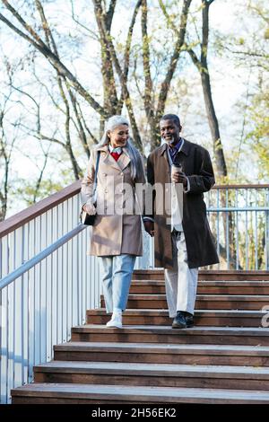 Storytelling image of a multiethnic senior couple in love Stock Photo ...