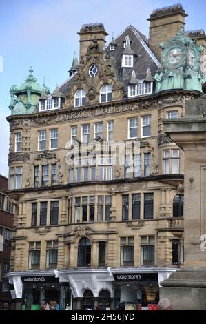 Elegant Buildings, Newcastle Town Centre, Newcastle upon Tyne Stock ...