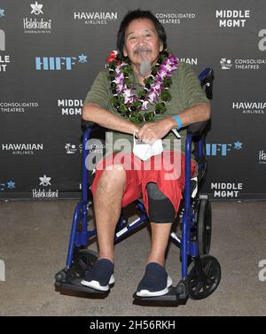 Filmmaker Albert Pyun arrives at the 41st Hawai'i International Film ...