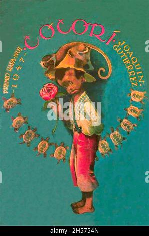 Children's Book Cocori by Joaquin Gutierrez Stock Photo - Alamy