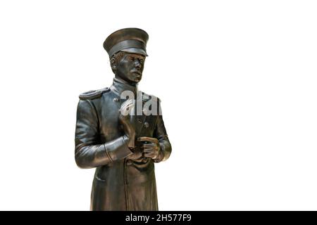 PYATIGORSK, RUSSIA - JULY 04, 2021: Pechorin character of the poem Hero ...