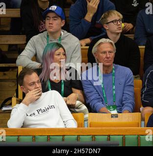 Patricia Borg and former Swedish tennis player Bjorn Borg (left) in the ...