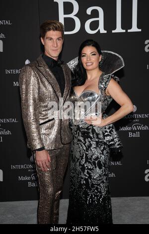 MIAMI, FL- NOV 6: Actor Christopher Fannon and Designer Skye Drynan are ...