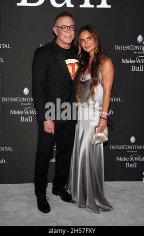 MIAMI, FL- NOV 6: Sharif Malnik, Actress Gabrielle Anwar, Nancy and ...