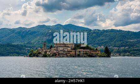 Orta San Giulio, Lago Orta, Italy Stock Photo - Alamy