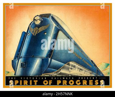 Victorian Railways Logo Victorian Railways A410, A Heavy Mainline