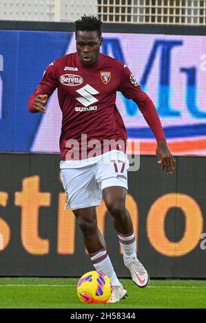 Wilfried Stephane Singo of Torino FC during the Serie A football match ...