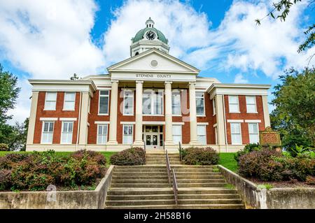 Stephens County Courthouse, Courthouse Square, Toccoa, Georgia Stock ...