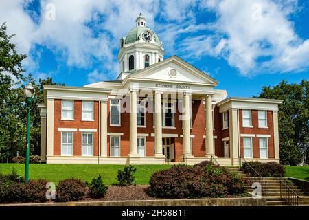 Stephens County Courthouse, Courthouse Square, Toccoa, Georgia Stock ...