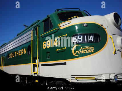 Tennessee, Chattanooga, Tennessee Valley Railroad Museum, tourist train ...