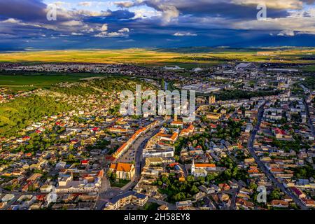 Turda in Rumänien aus der Luft Stock Photo - Alamy