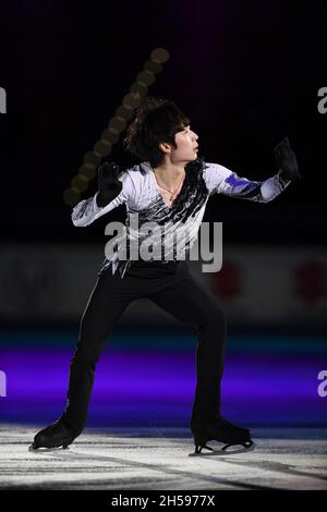 Boyang JIN, China, during the Exhibition Gala, at the ISU Grand Prix of ...