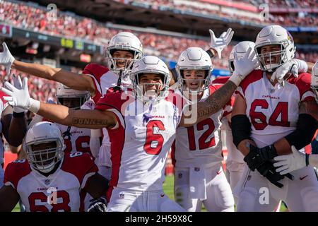 Arizona Cardinals' Sean Harlow (64) during the first half of an NFL ...