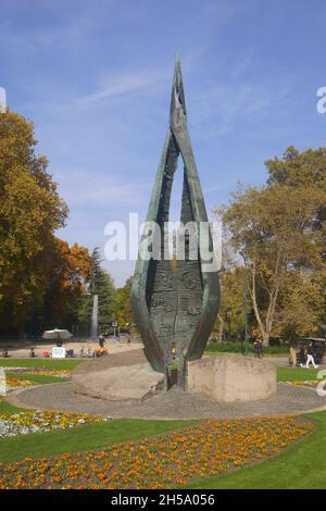 The Centennial Monument, Centennial Memorial, at the south entrance to ...