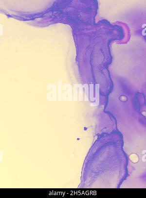 Pastel Fluid Water. Fashion Ink Stains Texture Stock Photo - Alamy