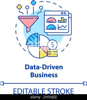 Data driven business model abstract concept vector illustration Stock Vector Image & Art - Alamy