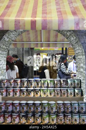Shanghai. 8th Nov, 2021. Photo taken on Nov. 8, 2021 shows a Syrian ...