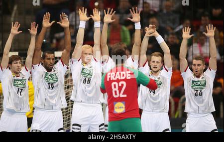 from left Lukas Mertens (Germany), goalkeeper Matej Mandic (Croatia ...