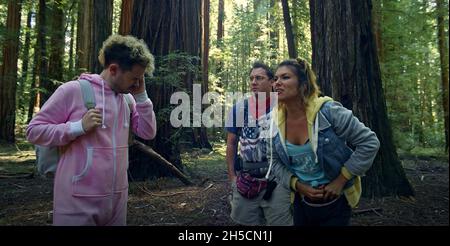 BIGFOOT FAMOUS, from left: Chris Guerra, Kennady Guerra, Sam De Surra, 2021. © Gravitas Ventures ...