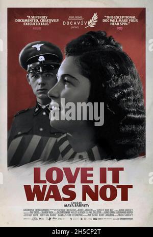 LOVE IT WAS NOT, (aka AHAVA ZOT LO HAYTA), poster, from left: Franz ...