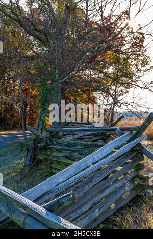 Autumn Day at the Wheatfield, Gettysburg National Military Park ...