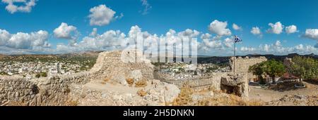 Archangelos Castle, Archangelos, Rhodes, Greece Stock Photo - Alamy
