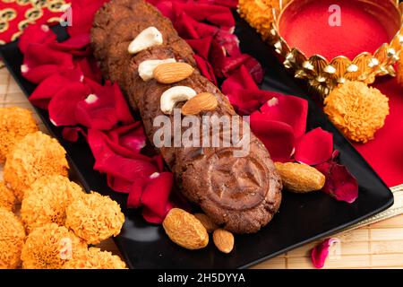 Indian Religious Mithai Called Thekua Thokwa Or Thekuwa Is Made Of ...